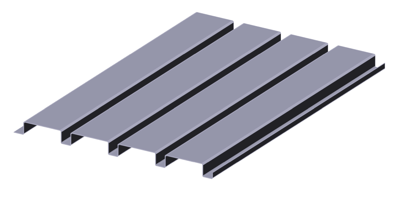 Box Rib 2 Panel (BR2) - Prime Metal Buildings