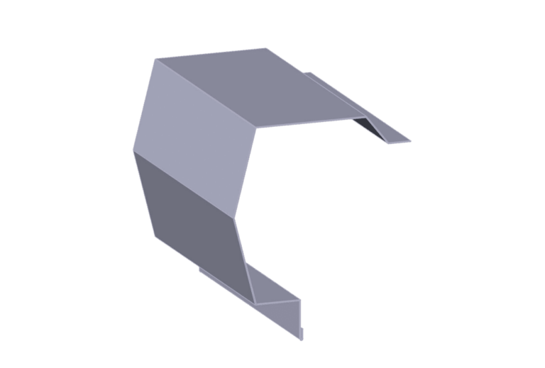 Sculptured Rake Trim - Prime Metal Buildings