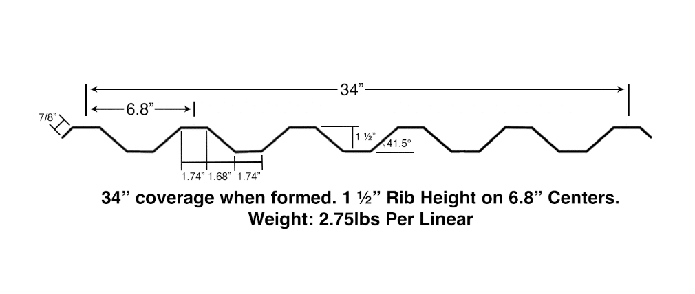 Deep Rib Panel - Prime Metal Buildings